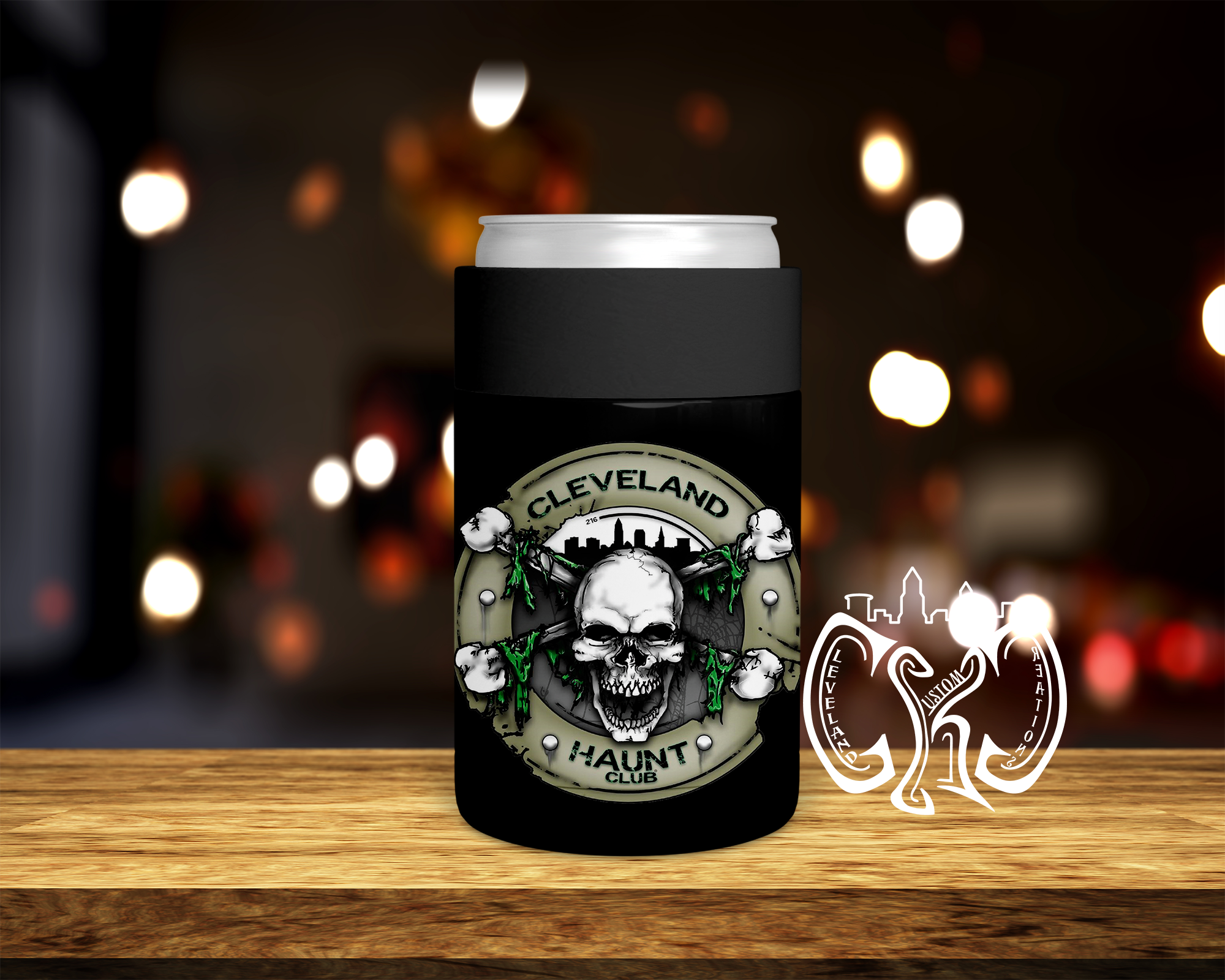 Cleveland Haunt Club Can Cooler Beer and Seltzer – Cleveland Kustom ...